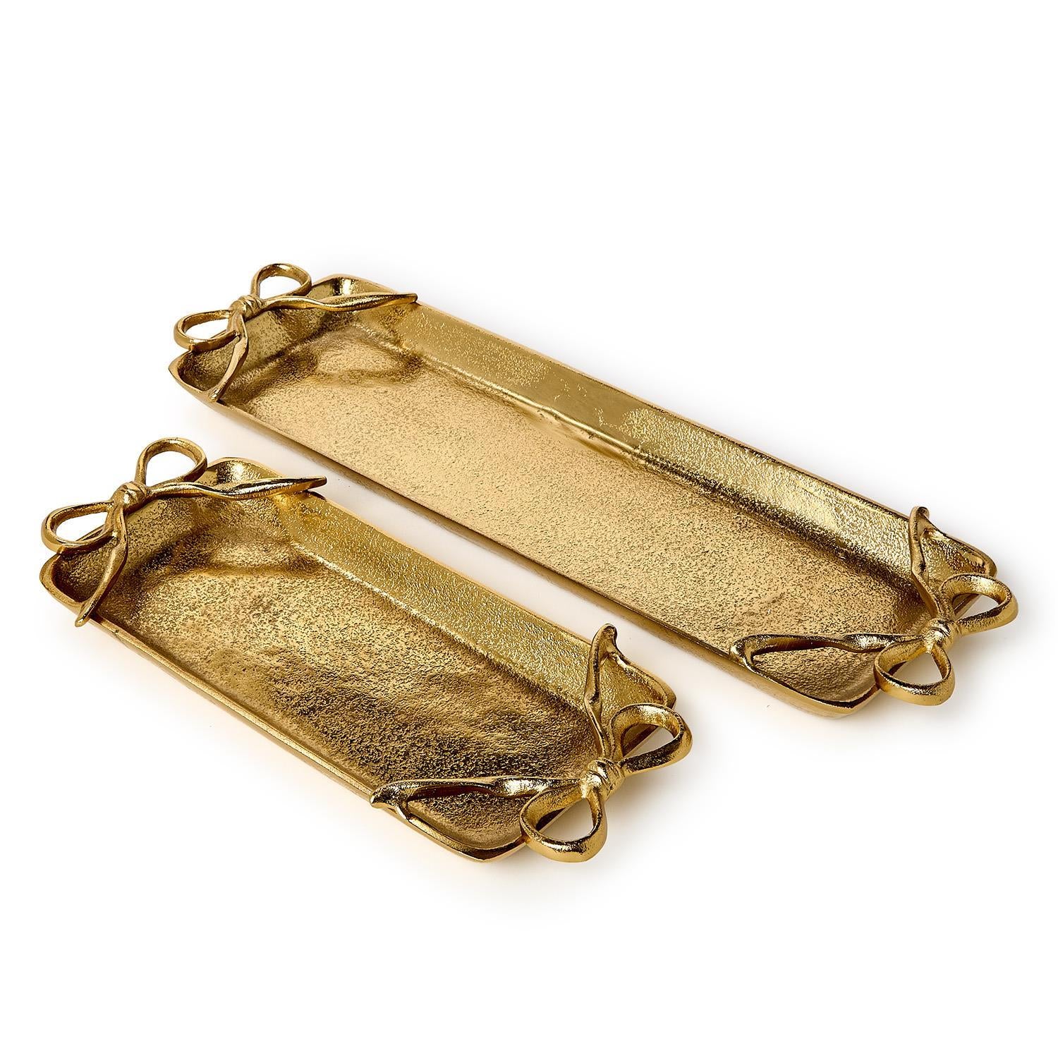 Gold Bow Handled Trays – Willow and Pine Market