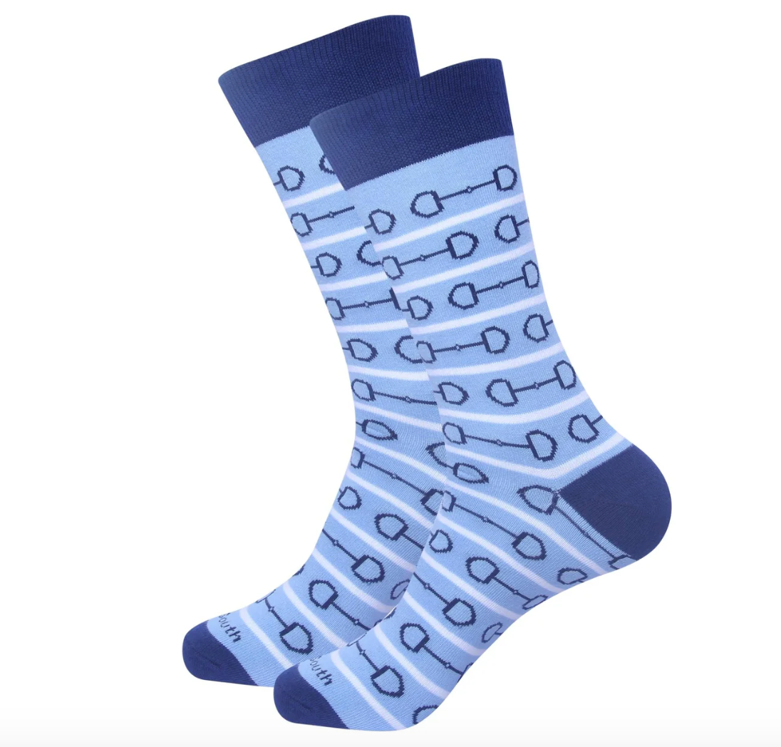 Blue Horse Bit Socks – Willow and Pine Market